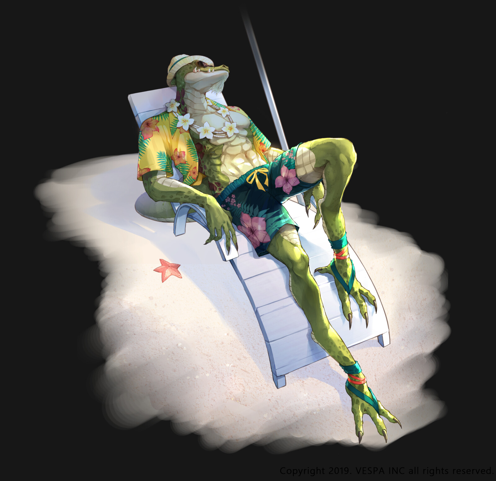 Ji Yu lee - King's Raid - Dakaris vacation costume