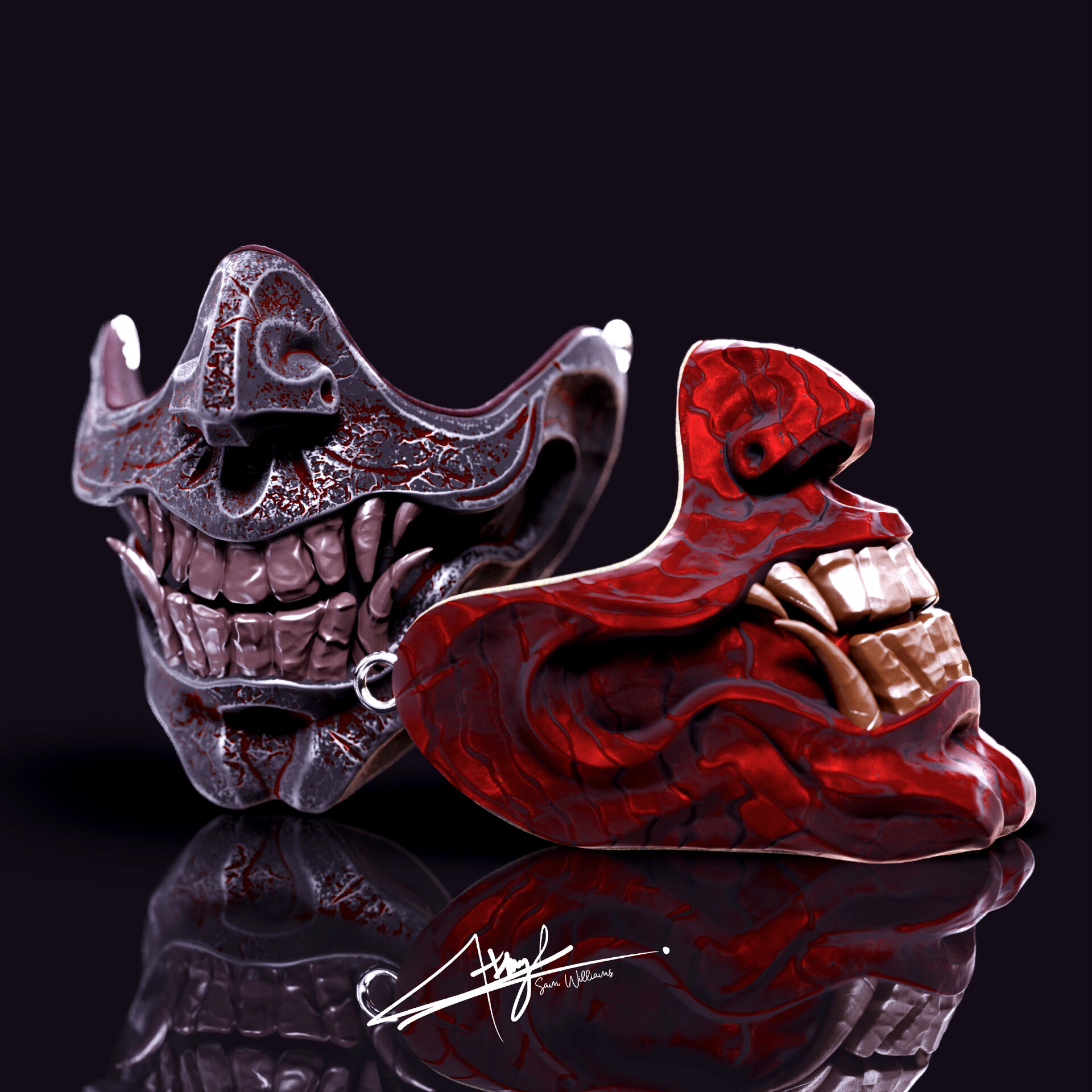 ArtStation - Oni Mask