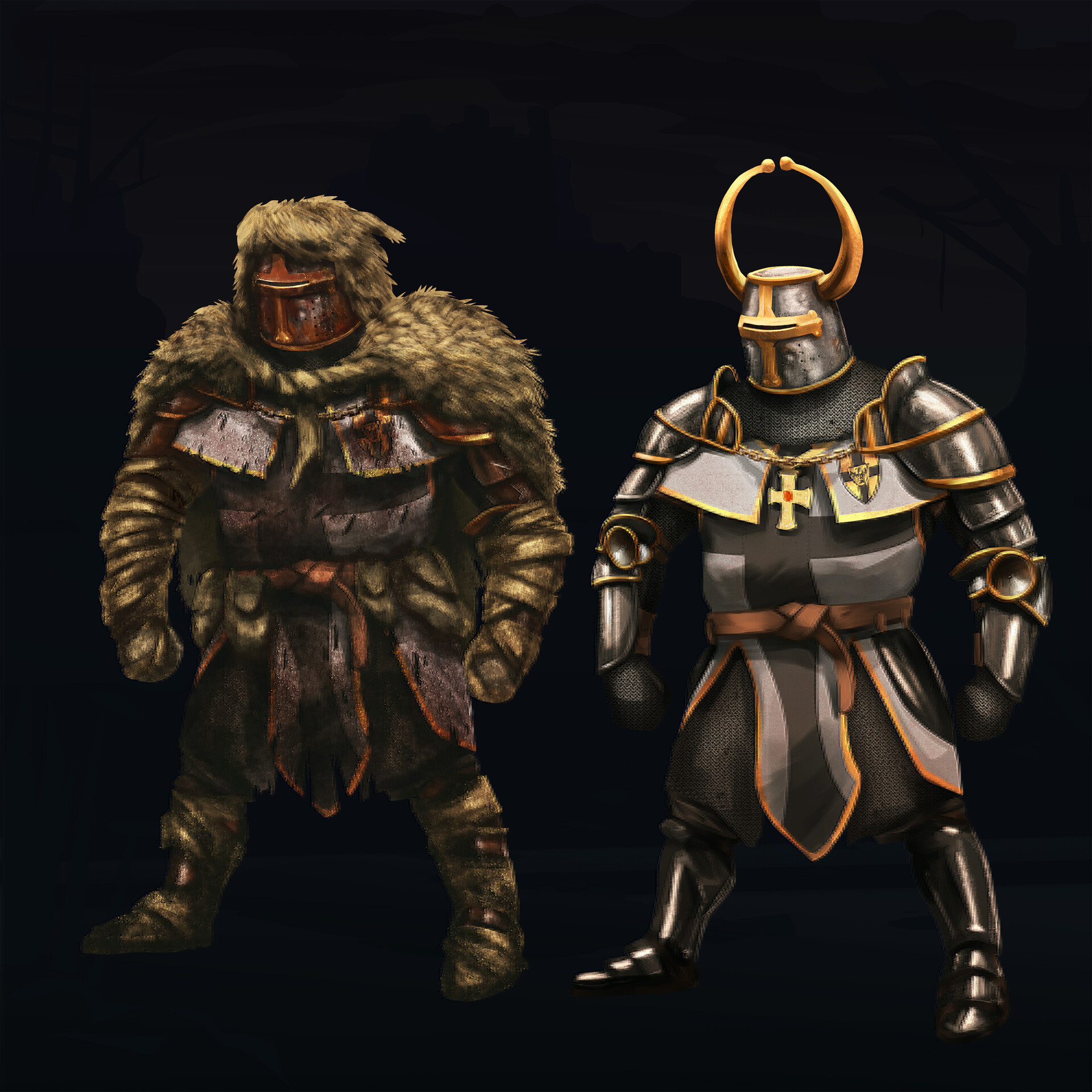 ArtStation - Wild Knights - Personal Project