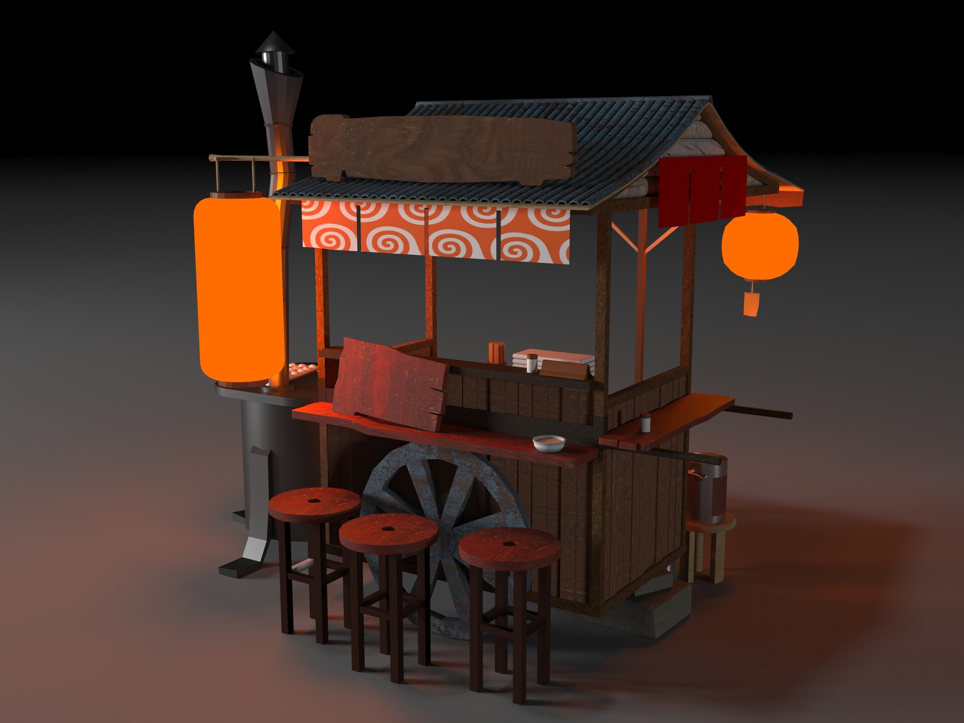 ArtStation - The Small Shop 3D Modeling