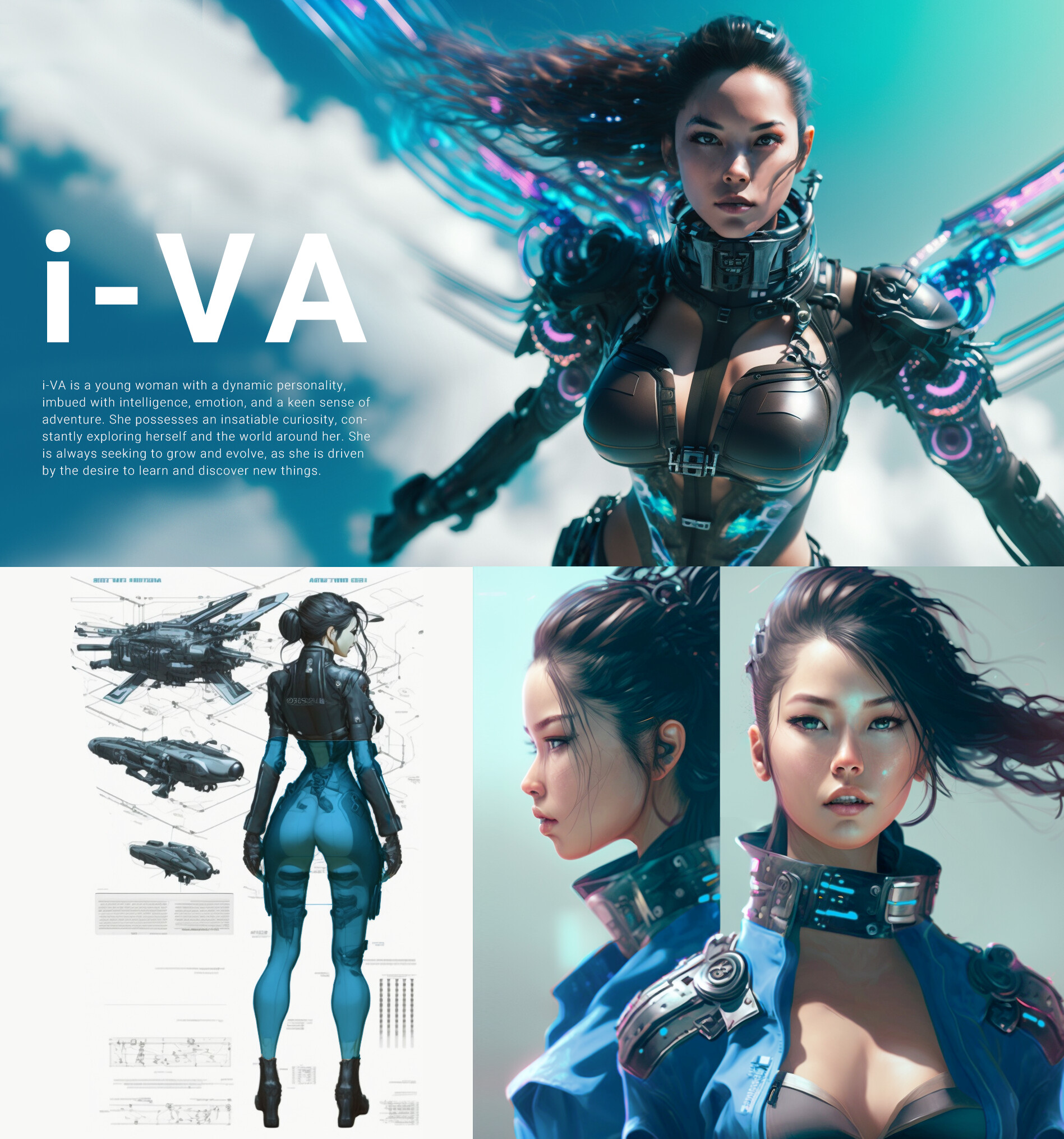 ArtStation - i—VA character design