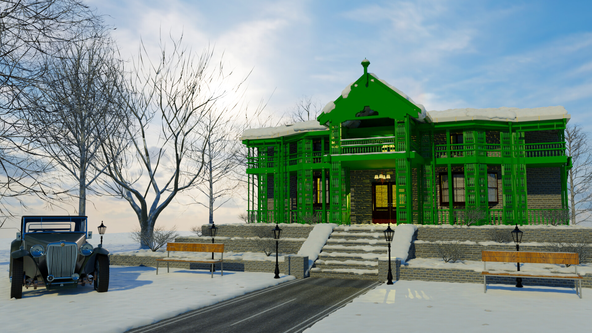 ArtStation - QUAID RESIDENCY 3D MODEL