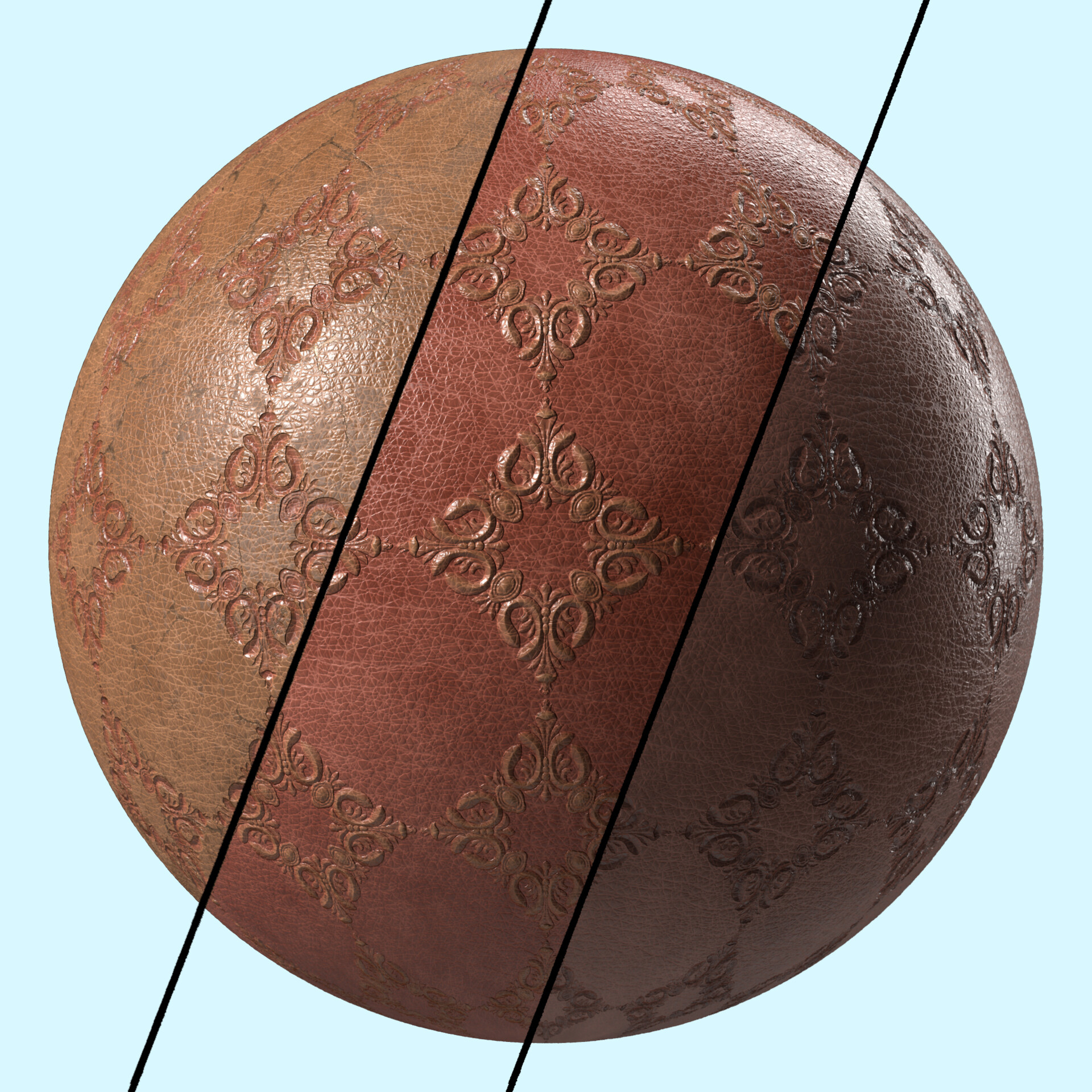 ArtStation - Leather Materials 26- Leather Ornament Pattern By Sbsar ...