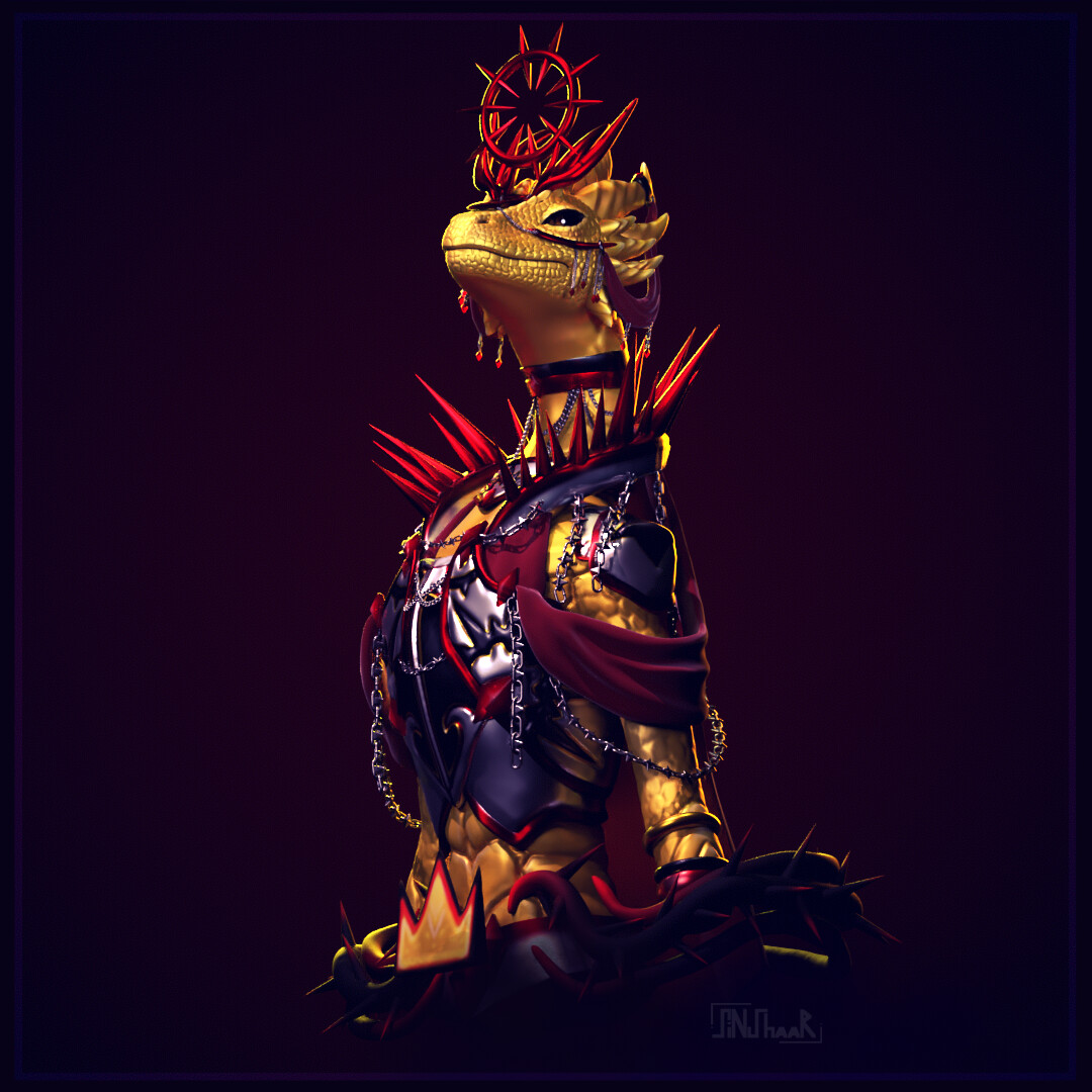 ArtStation - Lizard Queen