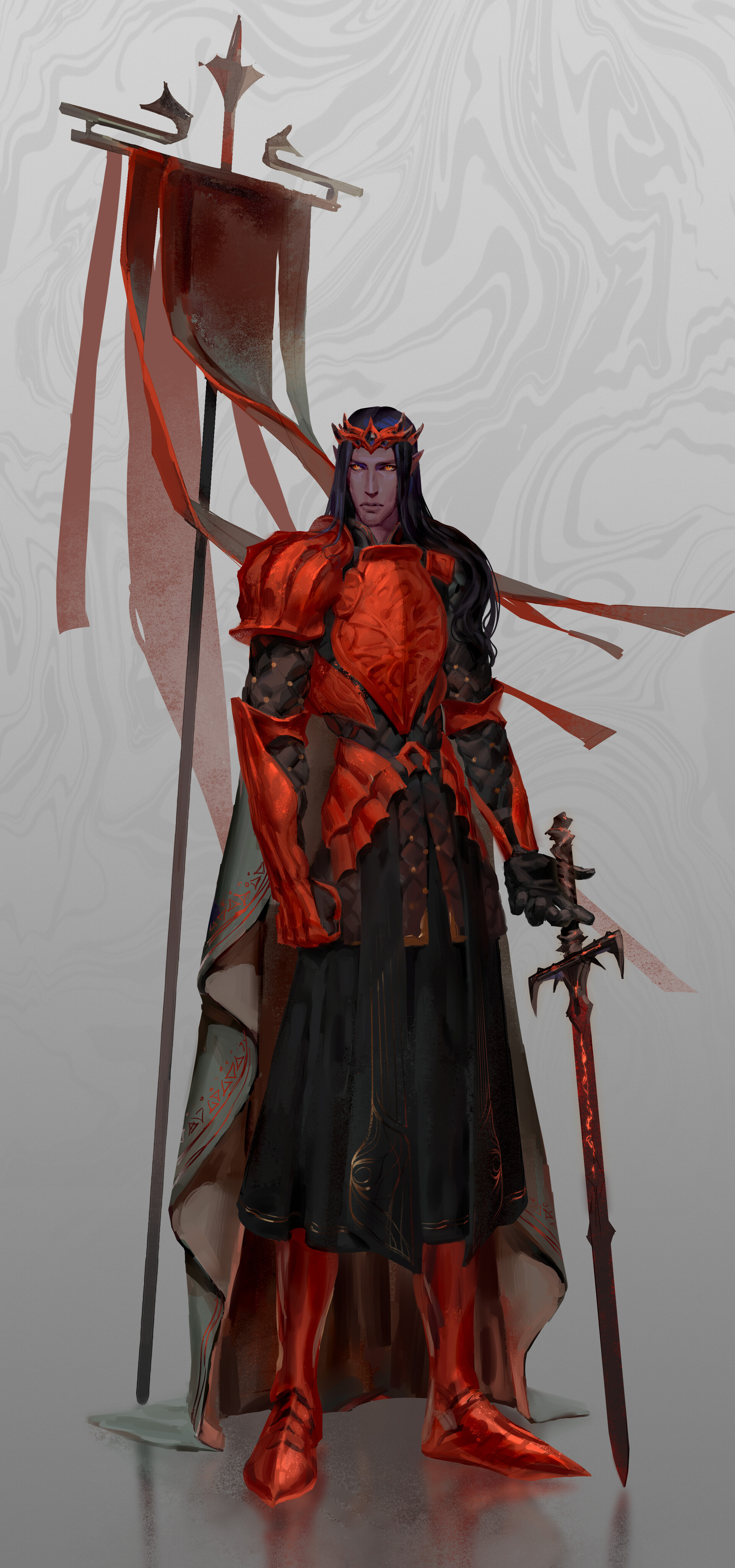 ArtStation - dark elf. custom