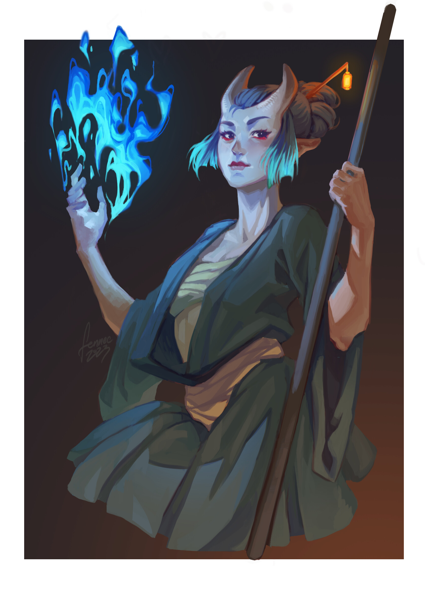 ArtStation - Aoandon Short Comic and Cover Page