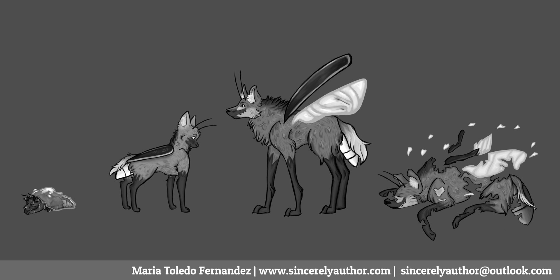 Sincerely Author - Foslobo Creature Design (Stages of Life)