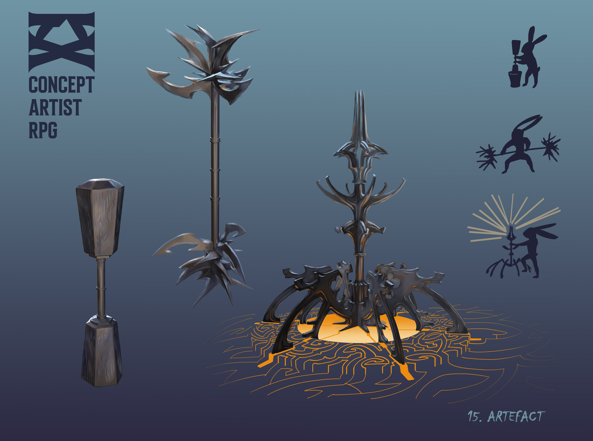 ArtStation - Climbing Demon Mountain CA RPG 9