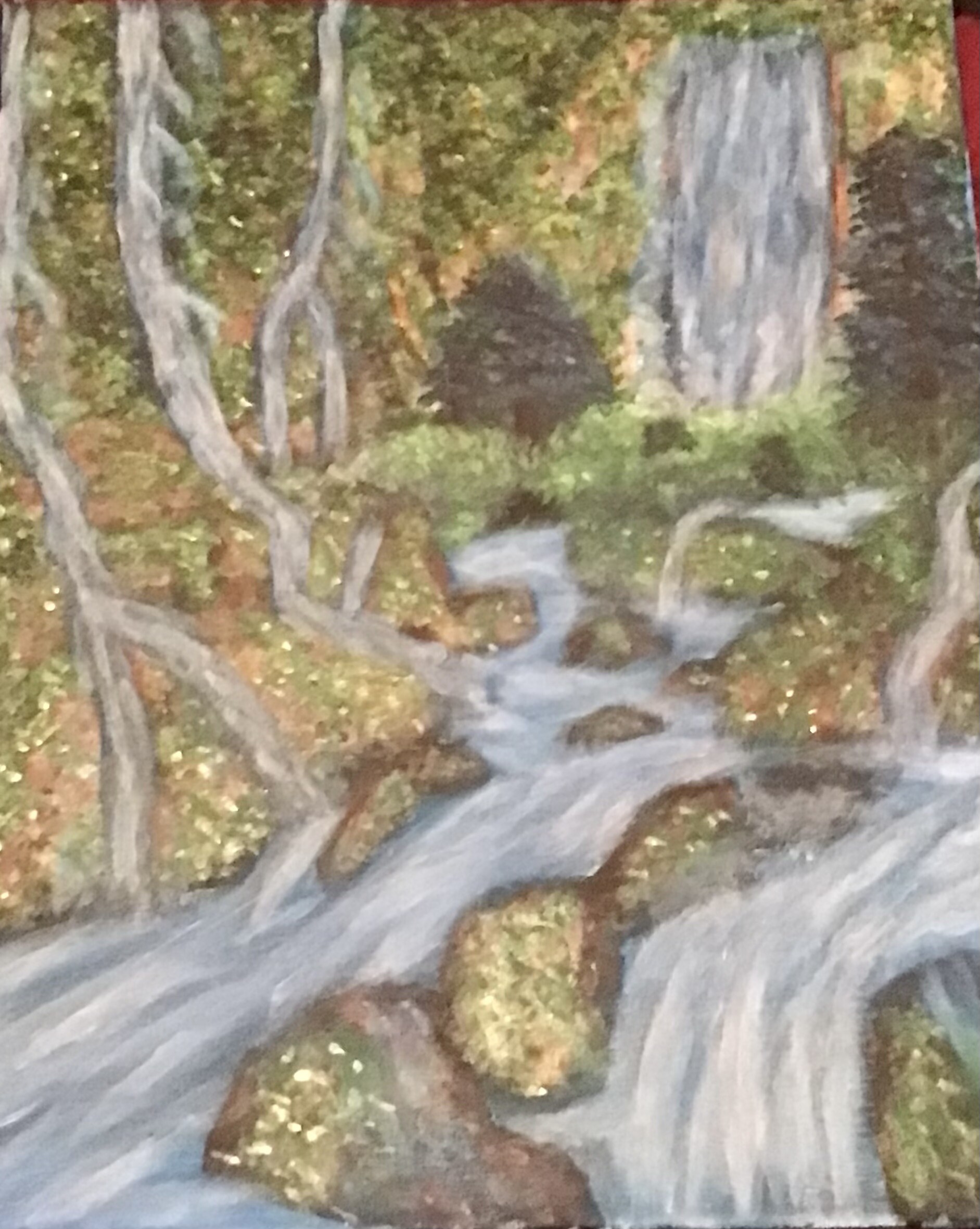 ArtStation - Waterfall Painting