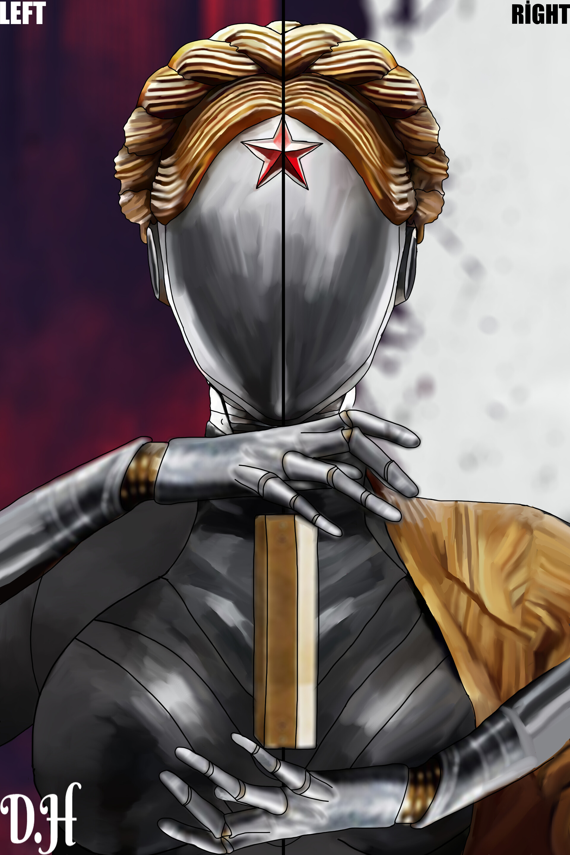 ArtStation - Atomic hearth - Twins Robot girl V2