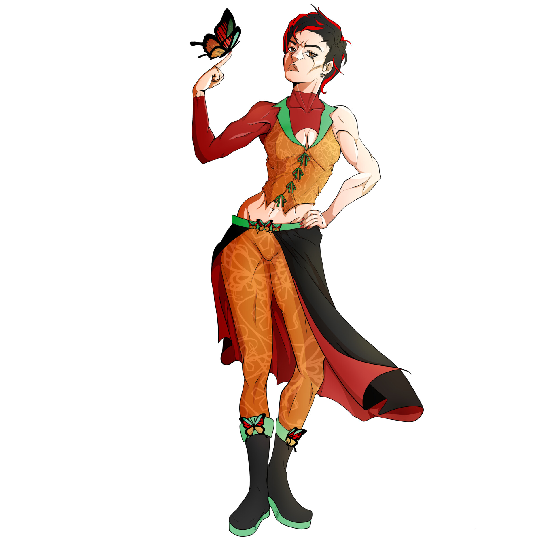 ArtStation - Me as a jojo character