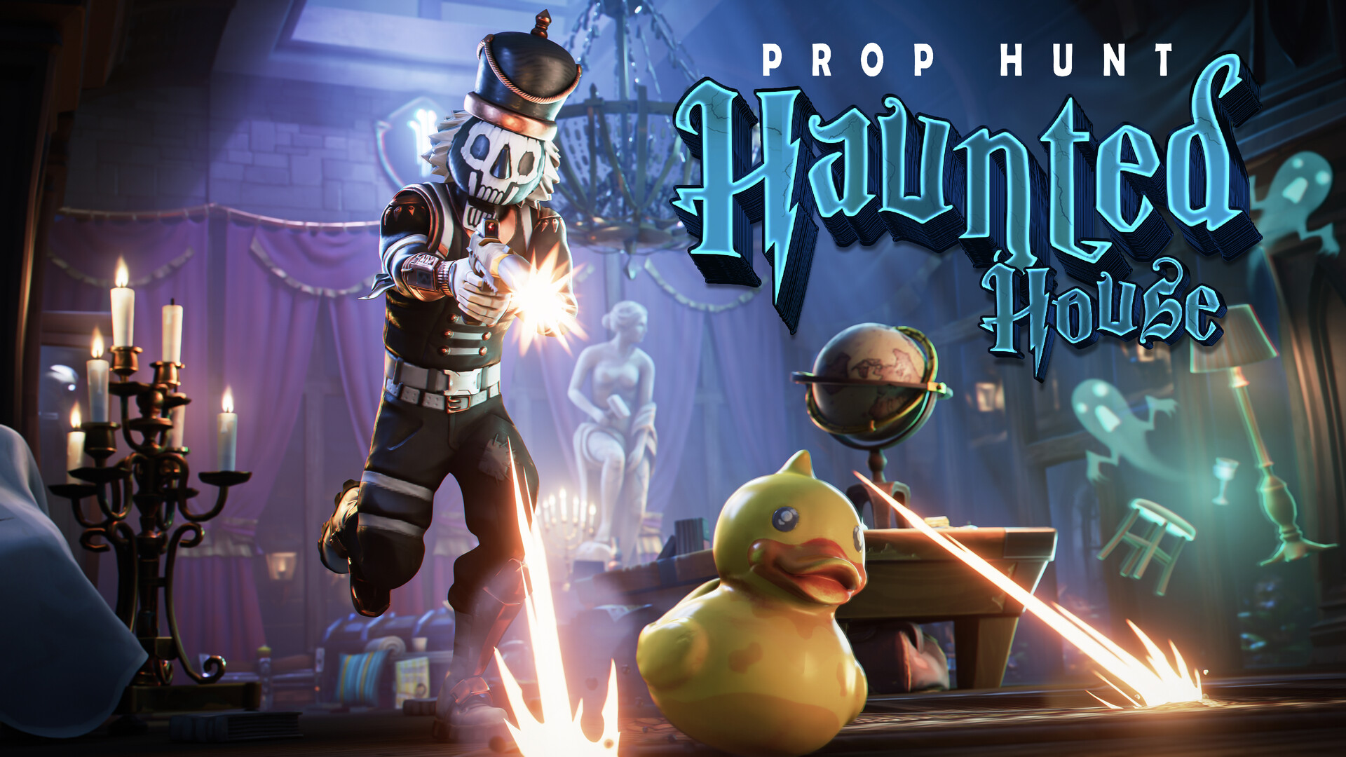 ArtStation - Prop hunt - Haunted House (Key art)