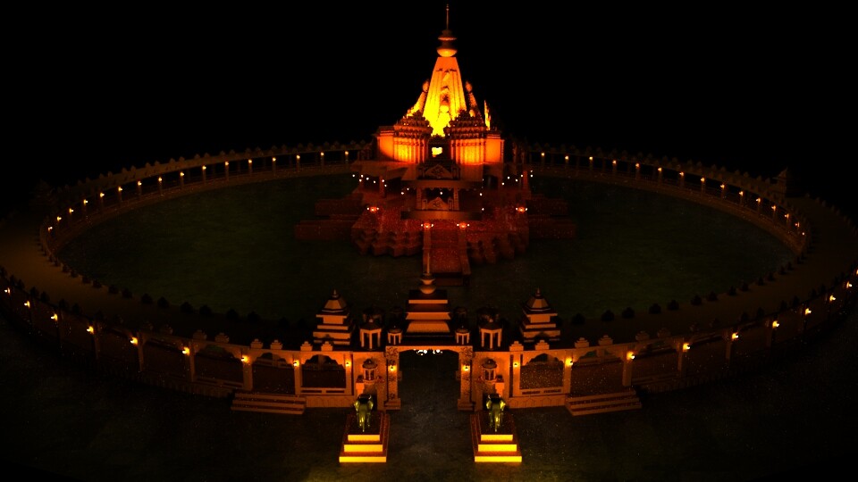 ArtStation - Temple modeling