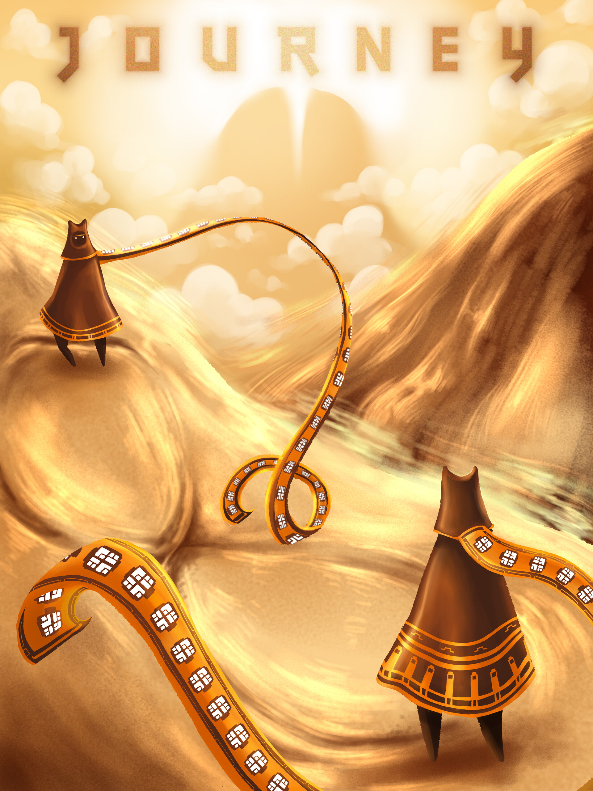 ArtStation - Journey Video Game Poster