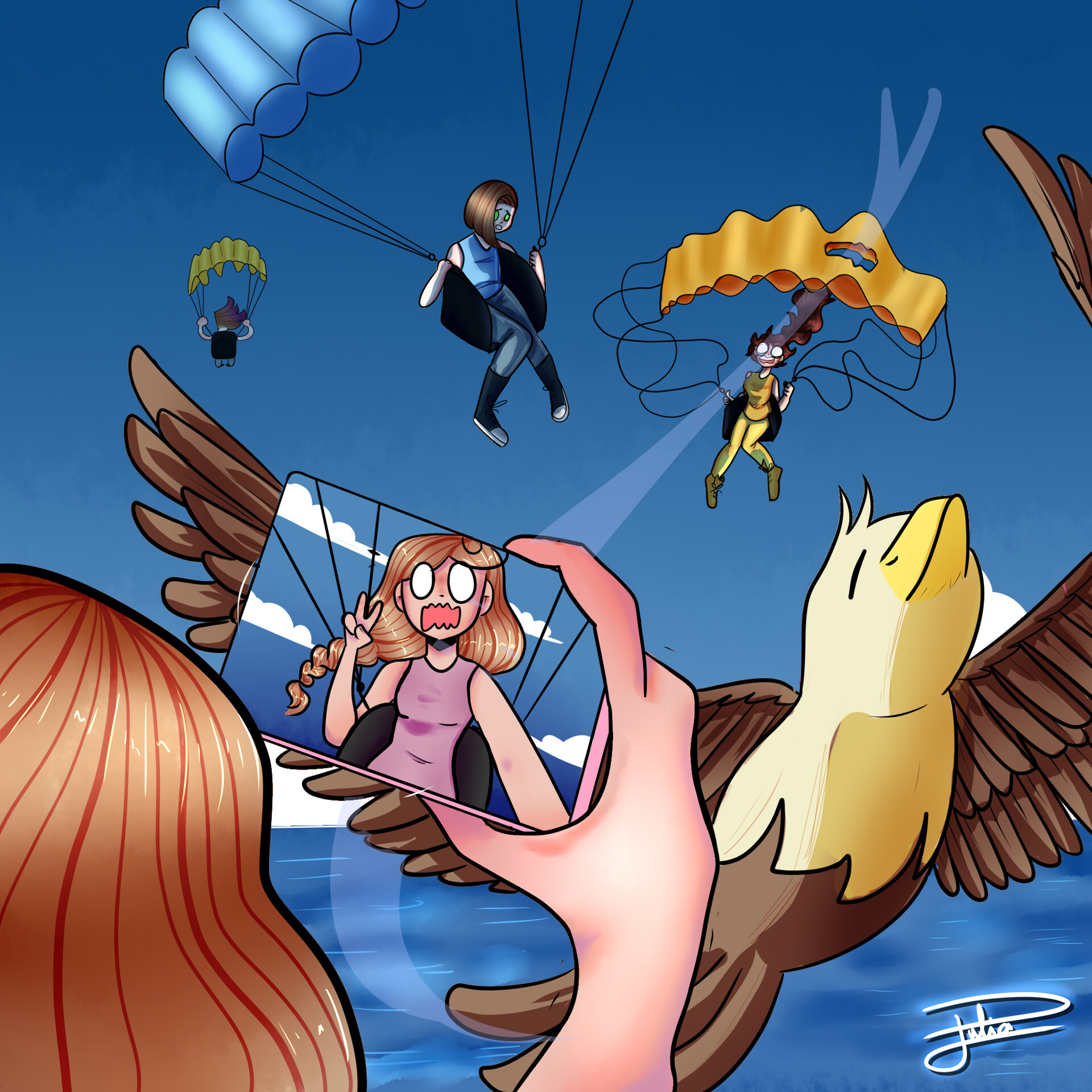 ArtStation - Parachute failure