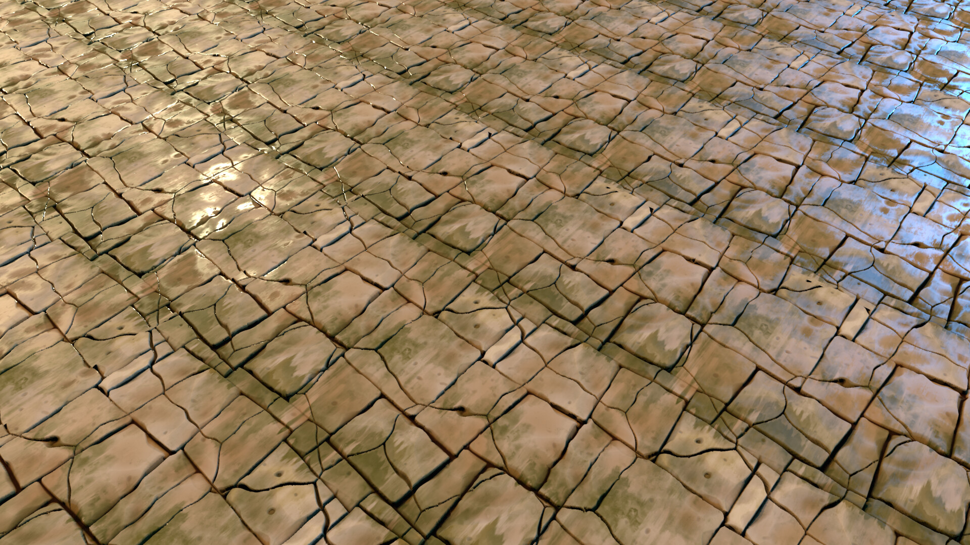 Julia Rosioru - Stylised Ancient Ruins Stone Tiles