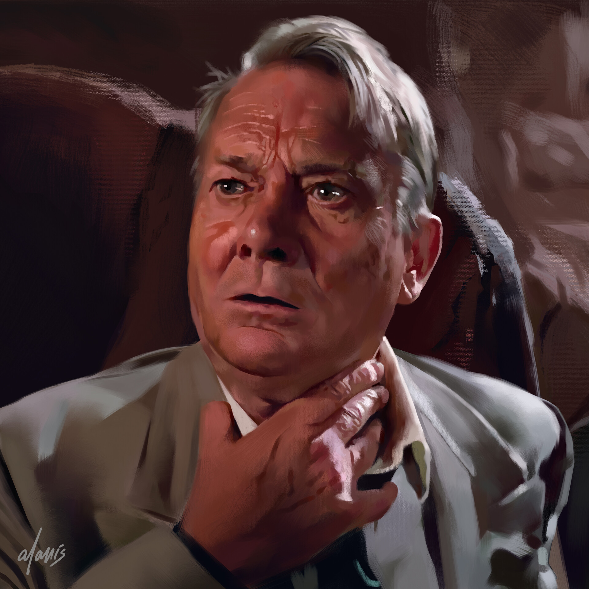 ArtStation - Marcus Brody portrait