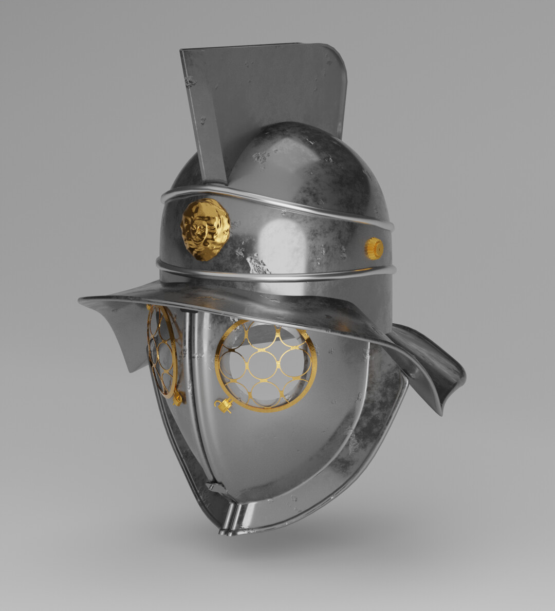 ArtStation - Gladiator helmet