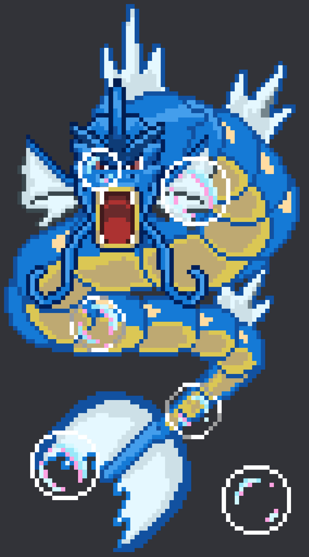 ArtStation - Gyarados - Pixel Art.