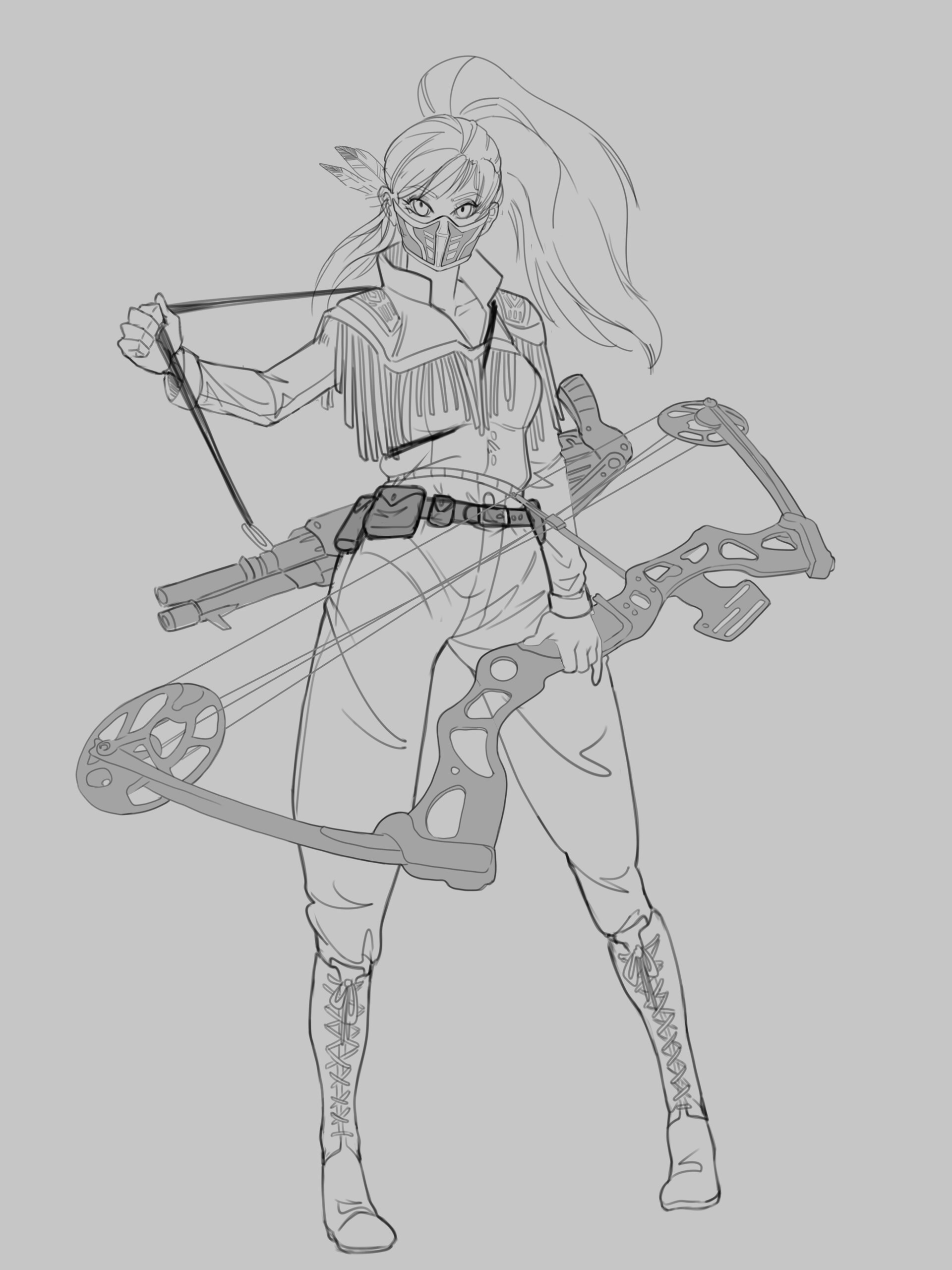 Nekkyo Usagi - Commission Drawing - Eco Protector