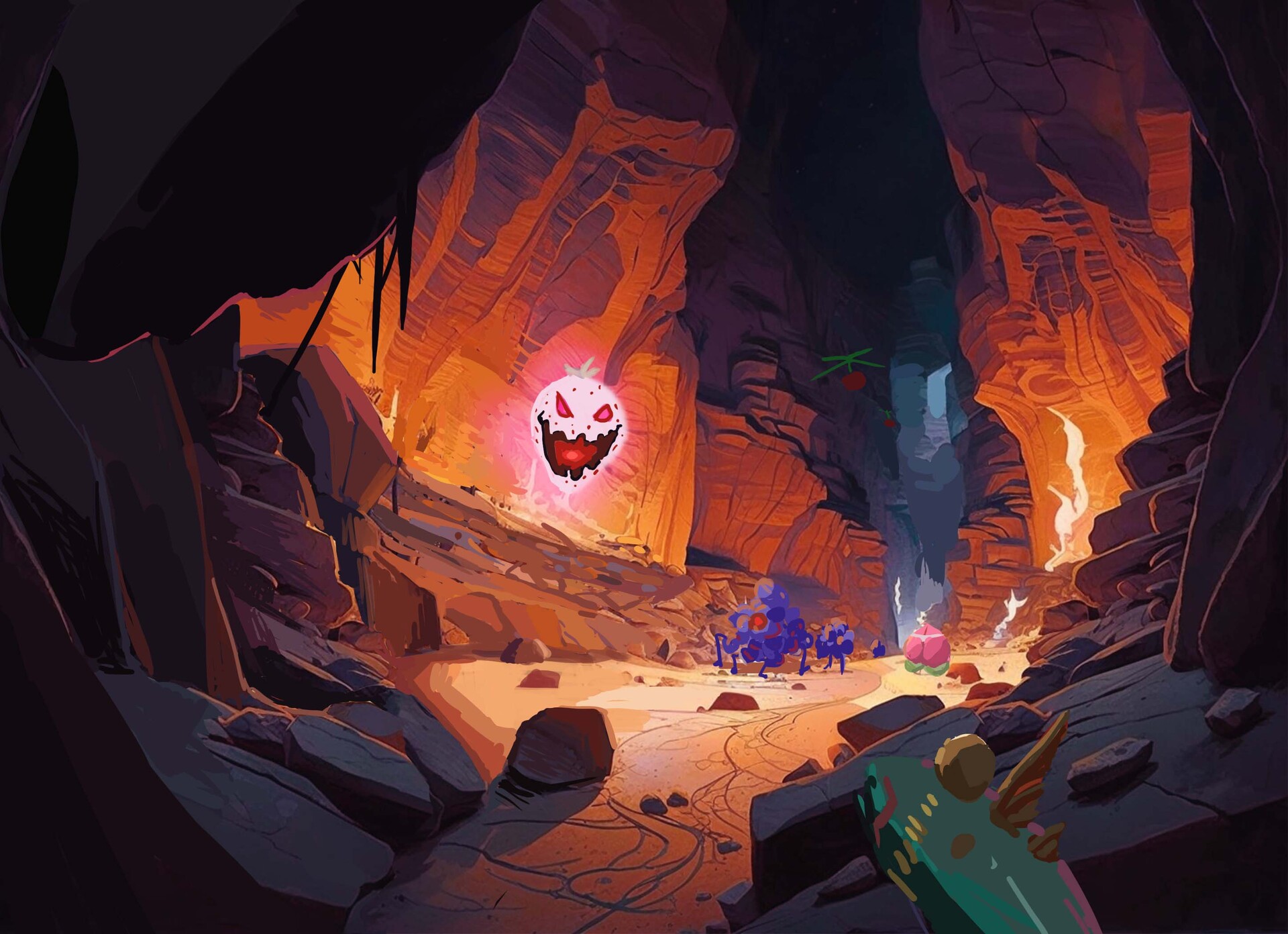 ArtStation - Cave Level Concept Art