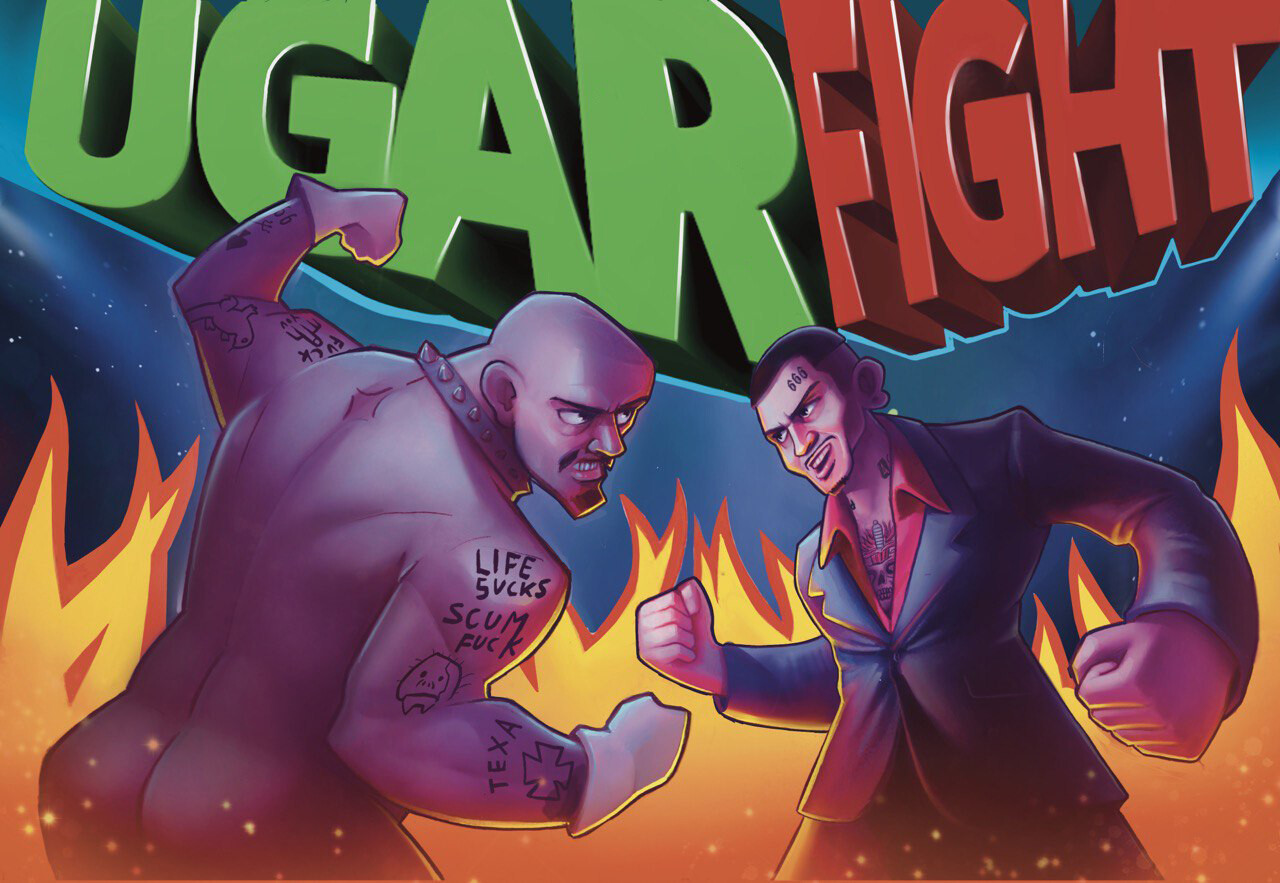 ArtStation - Cover for personal project "Ugar fight"