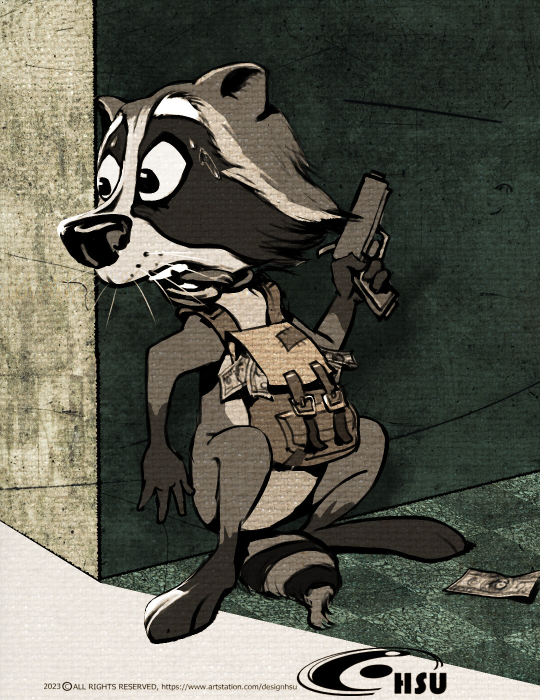 ArtStation - Raccoon Thief