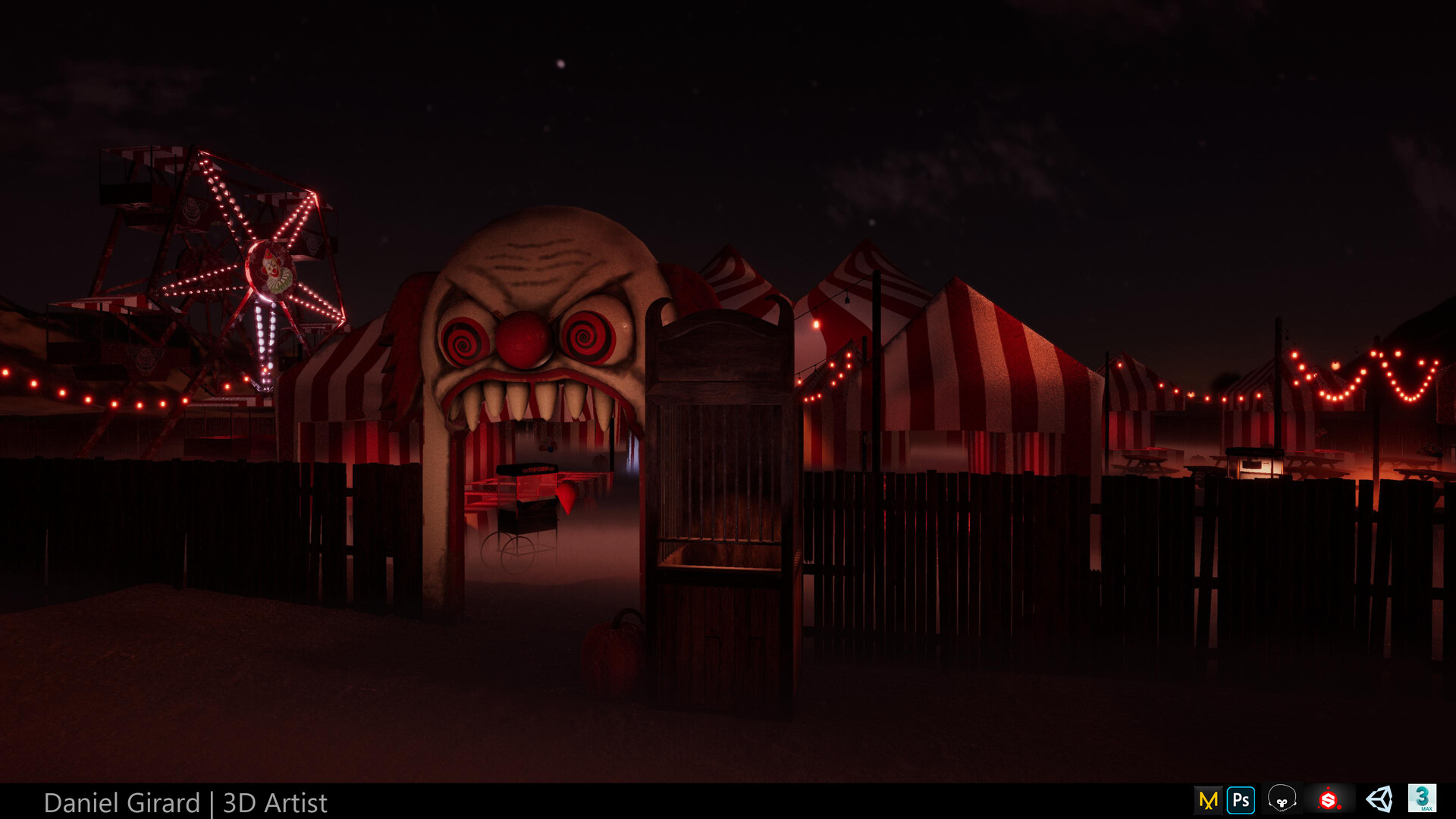 ArtStation - WIP Circus Maleficius