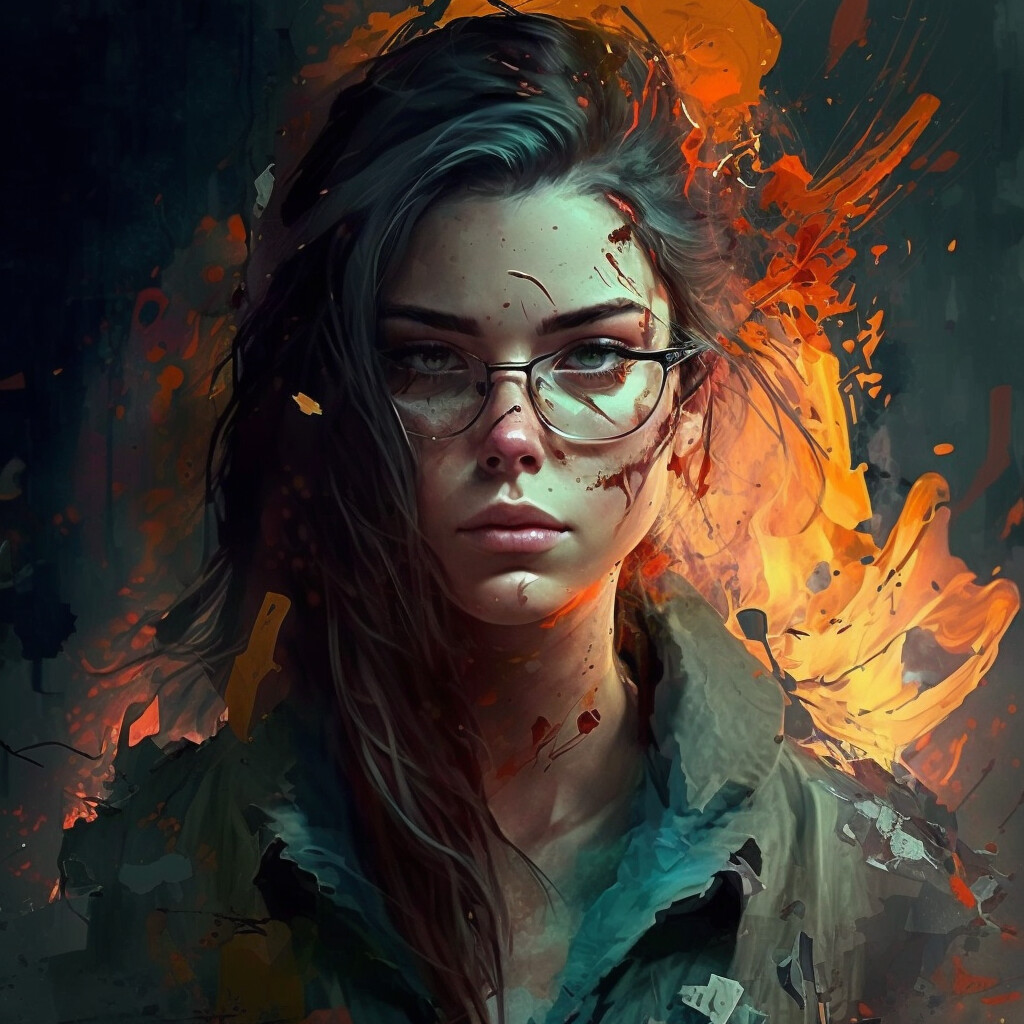 ArtStation - Hacker Girl