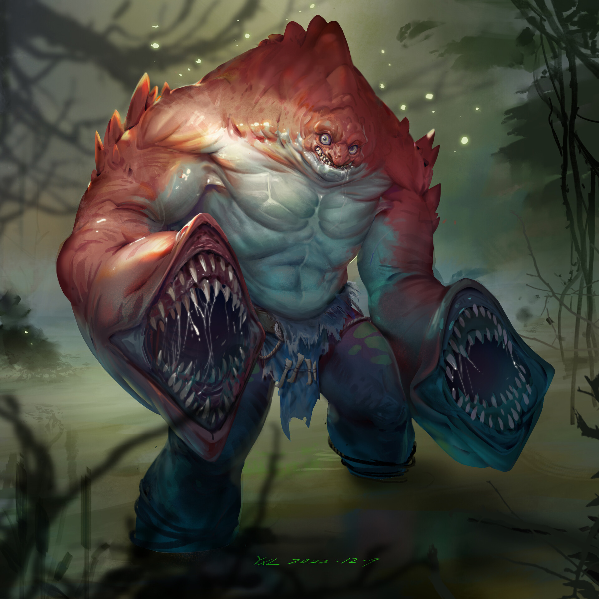 ArtStation - Swamp monster