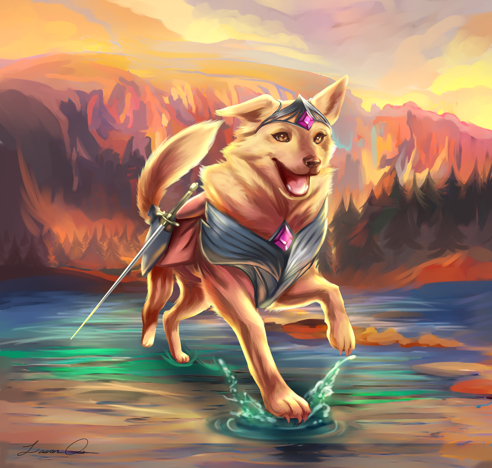 ArtStation - MTG Aria