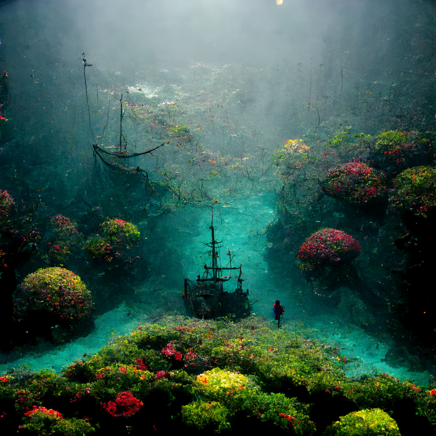 ArtStation - An underwater wonderland, with vibrant coral reefs ...