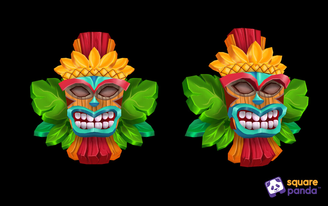ArtStation - 3D model of a Tiki Mask