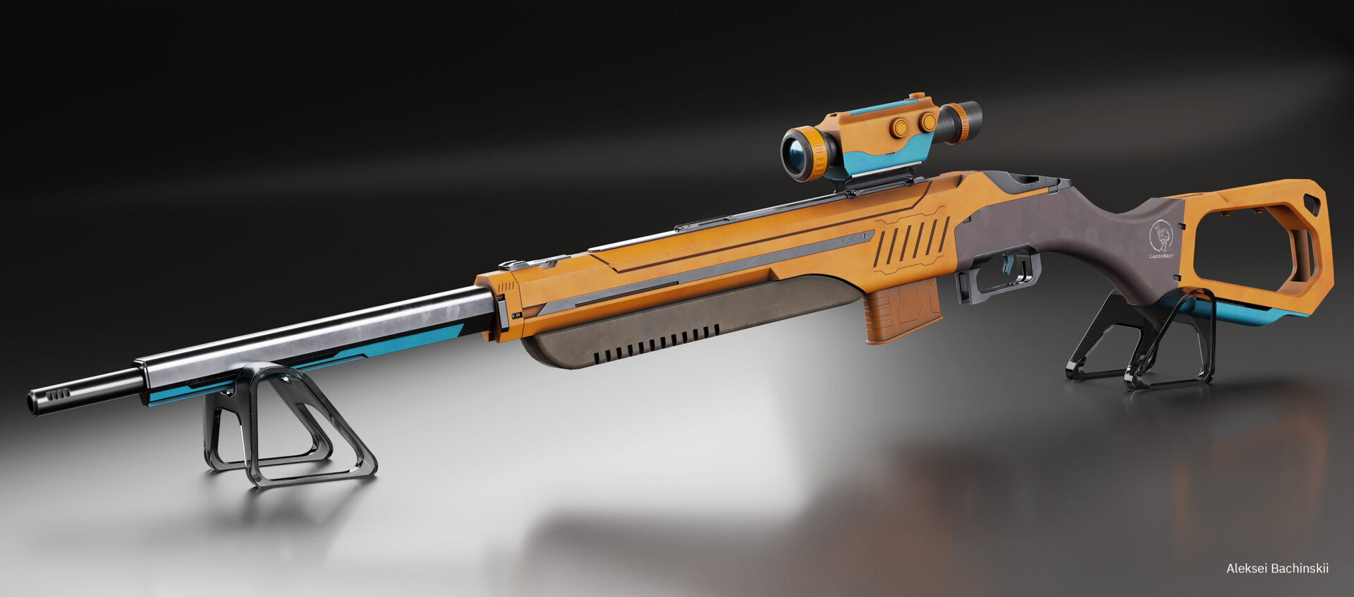 Lead Artist/ Environment artist - Stylized Cassowary Rifle