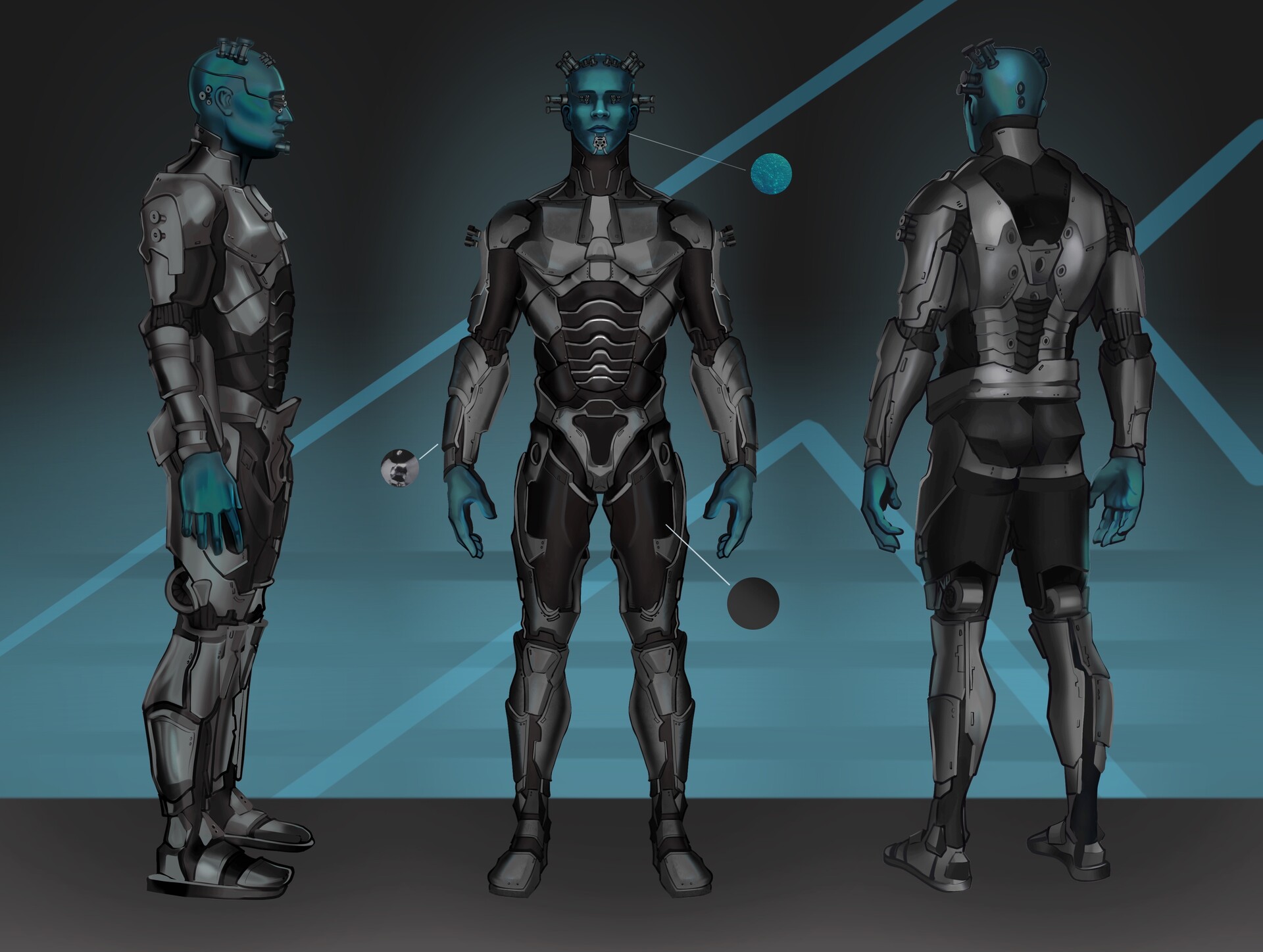 ArtStation - Character Concept Modelsheet