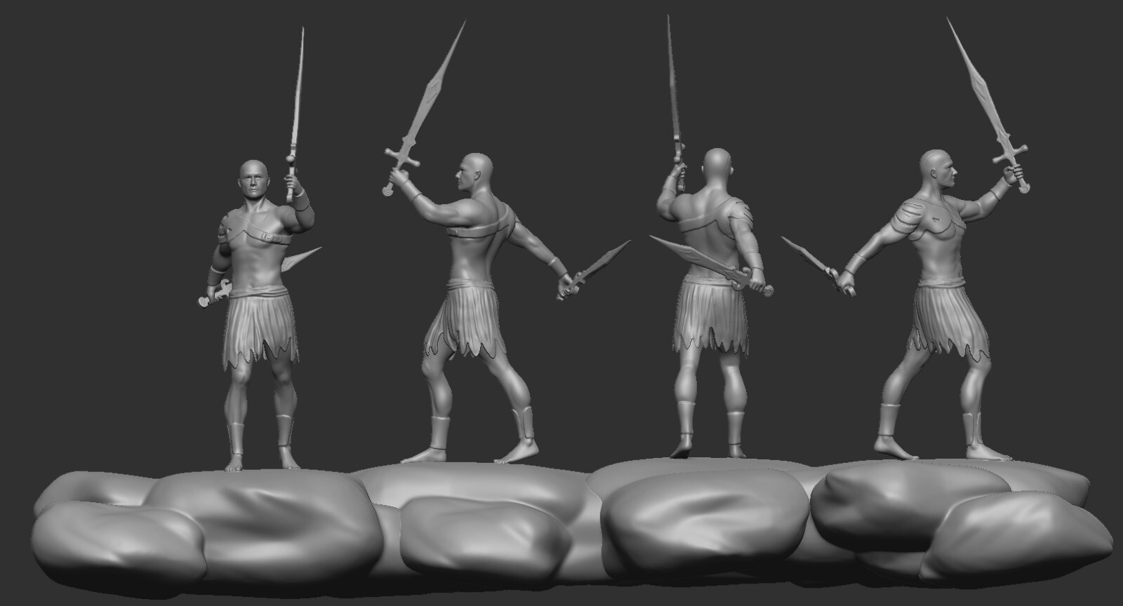 ArtStation - 2d to 3d character deasine