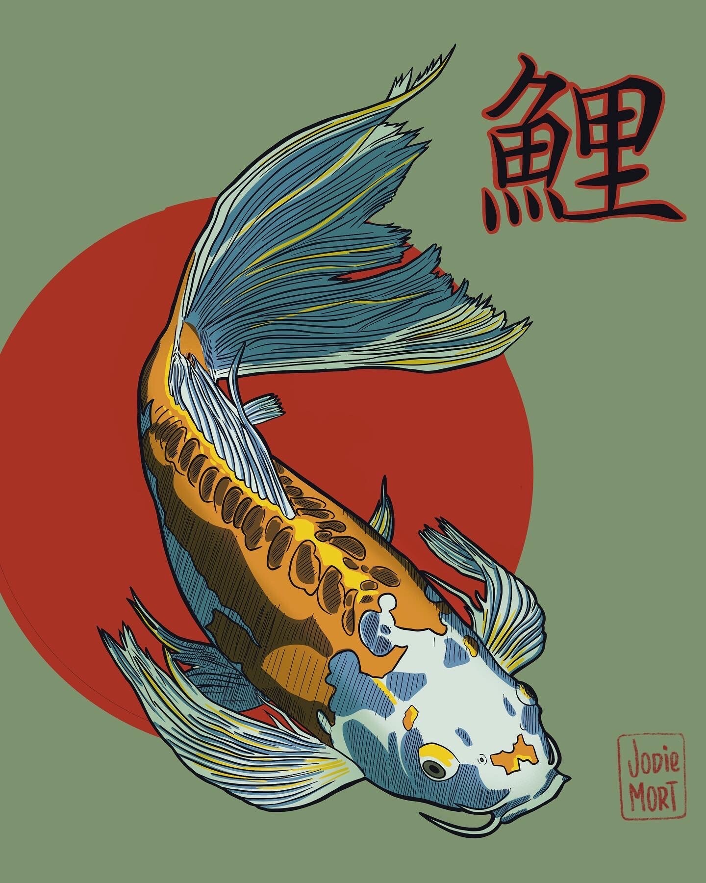 ArtStation - koi fish