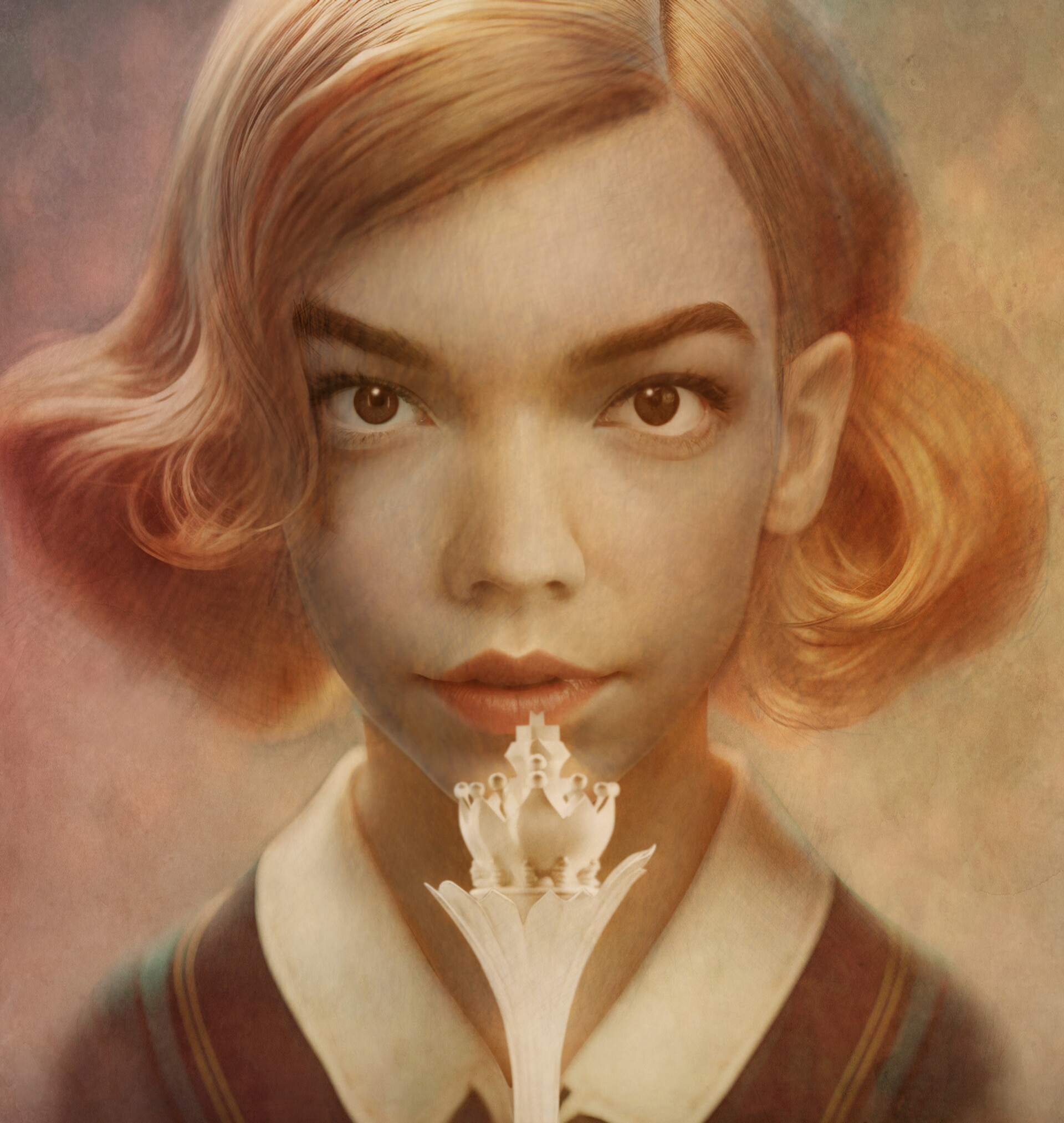 ArtStation - Portrait of Anya Taylor-Joy