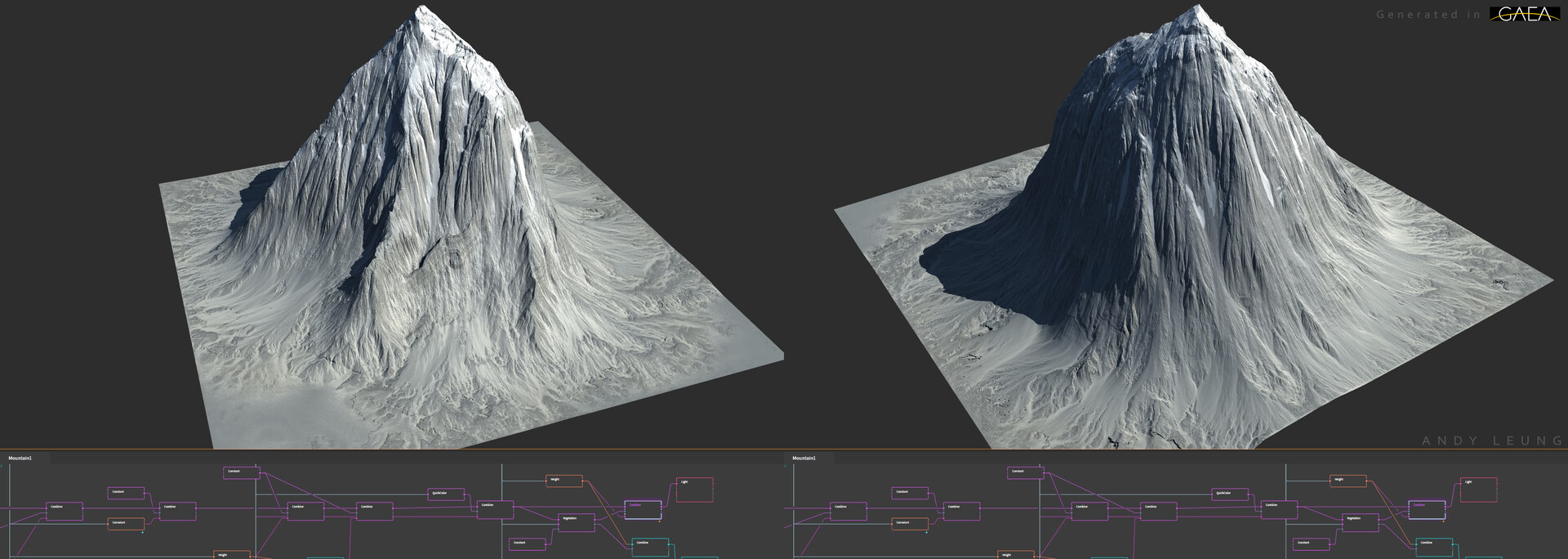 ArtStation - Gaea Mountains