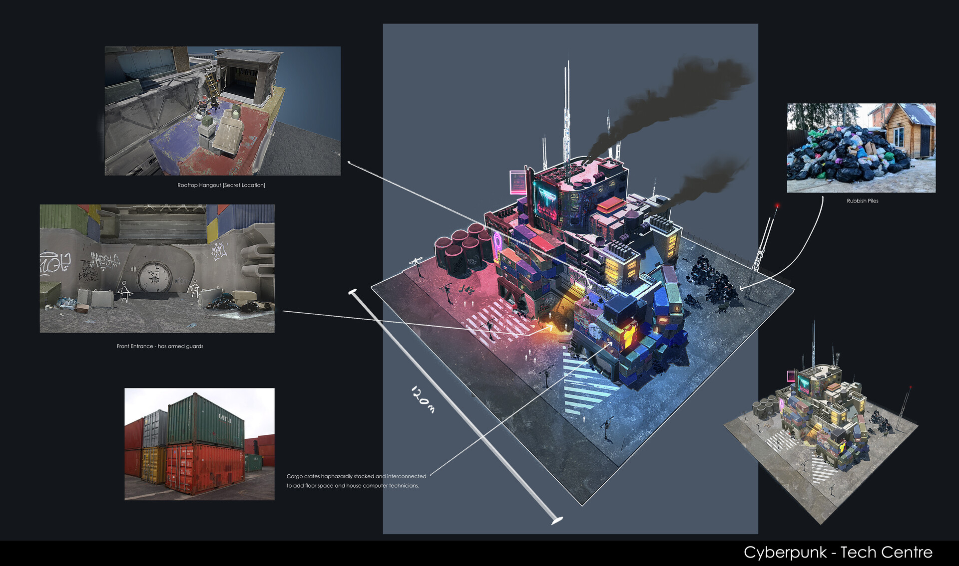 ArtStation - Tech Centre - environment design