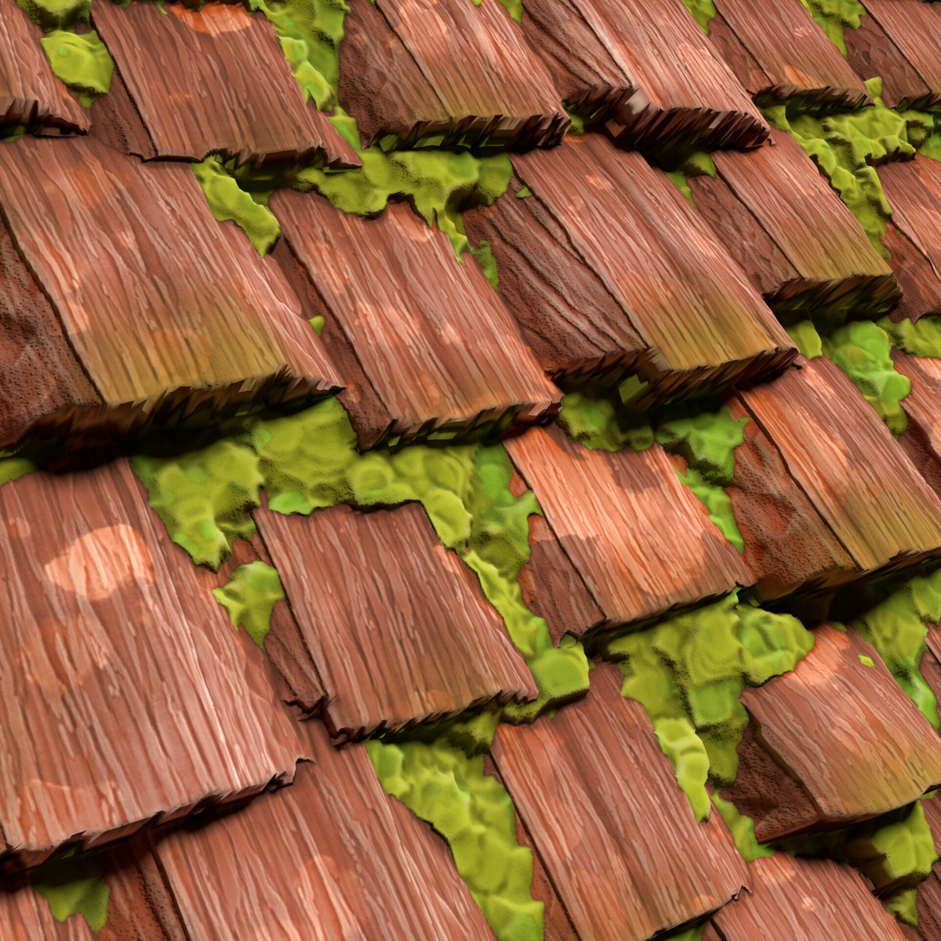 ArtStation - Stylized Roof