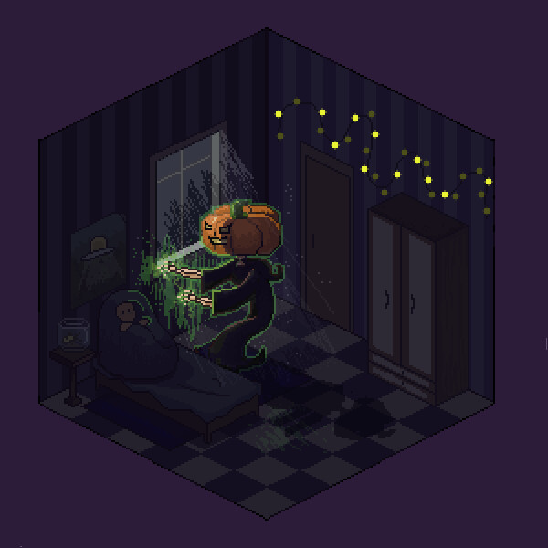 ArtStation - Spooky room