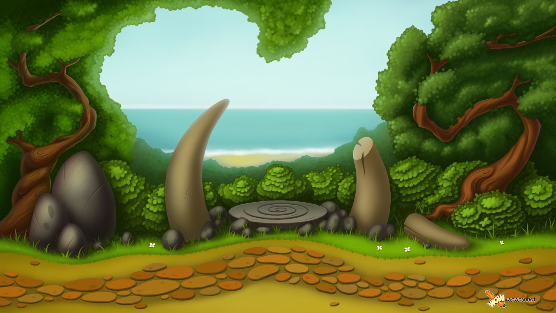 ArtStation - Casual forest background