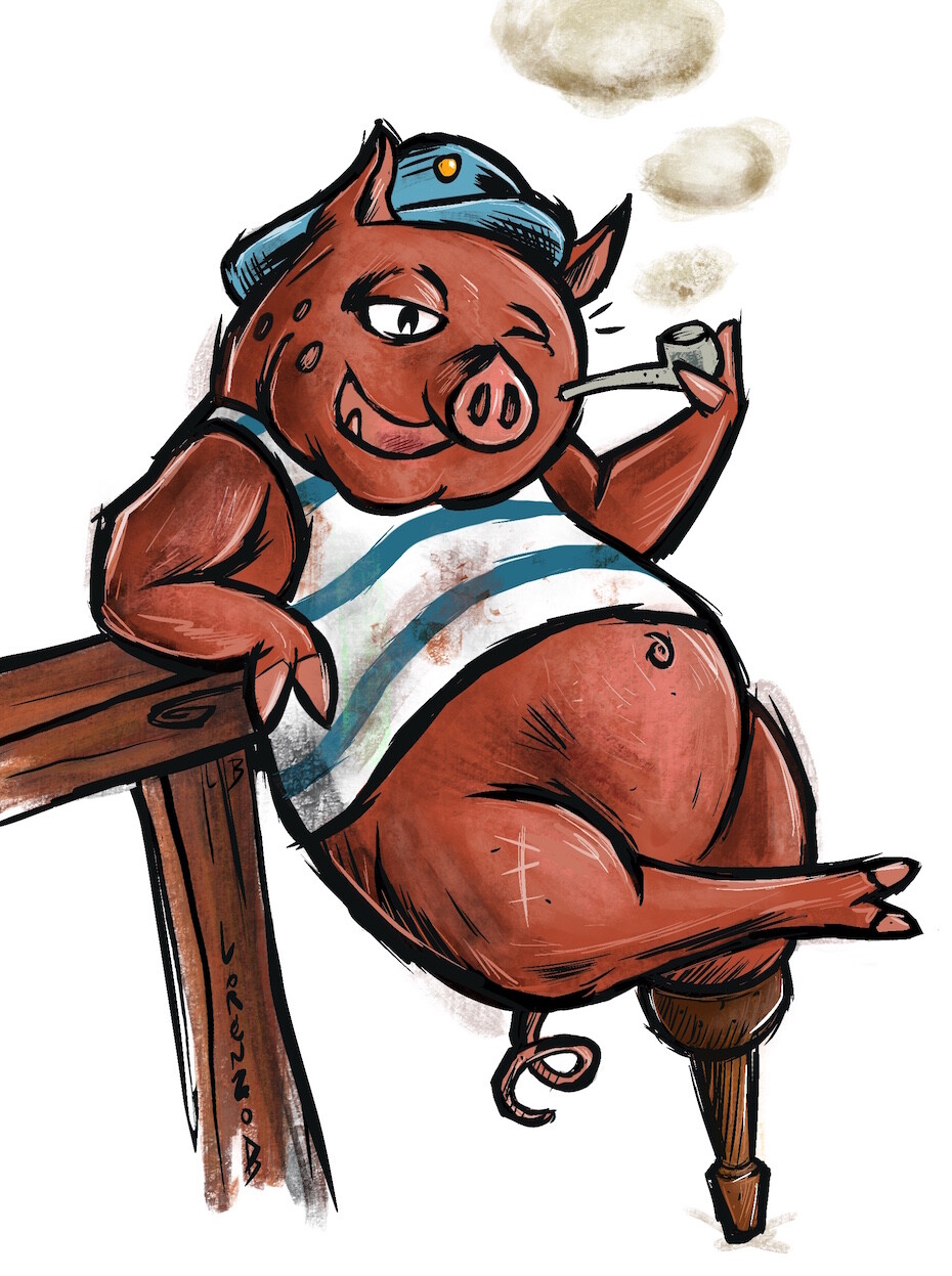 ArtStation - Pig Pirate