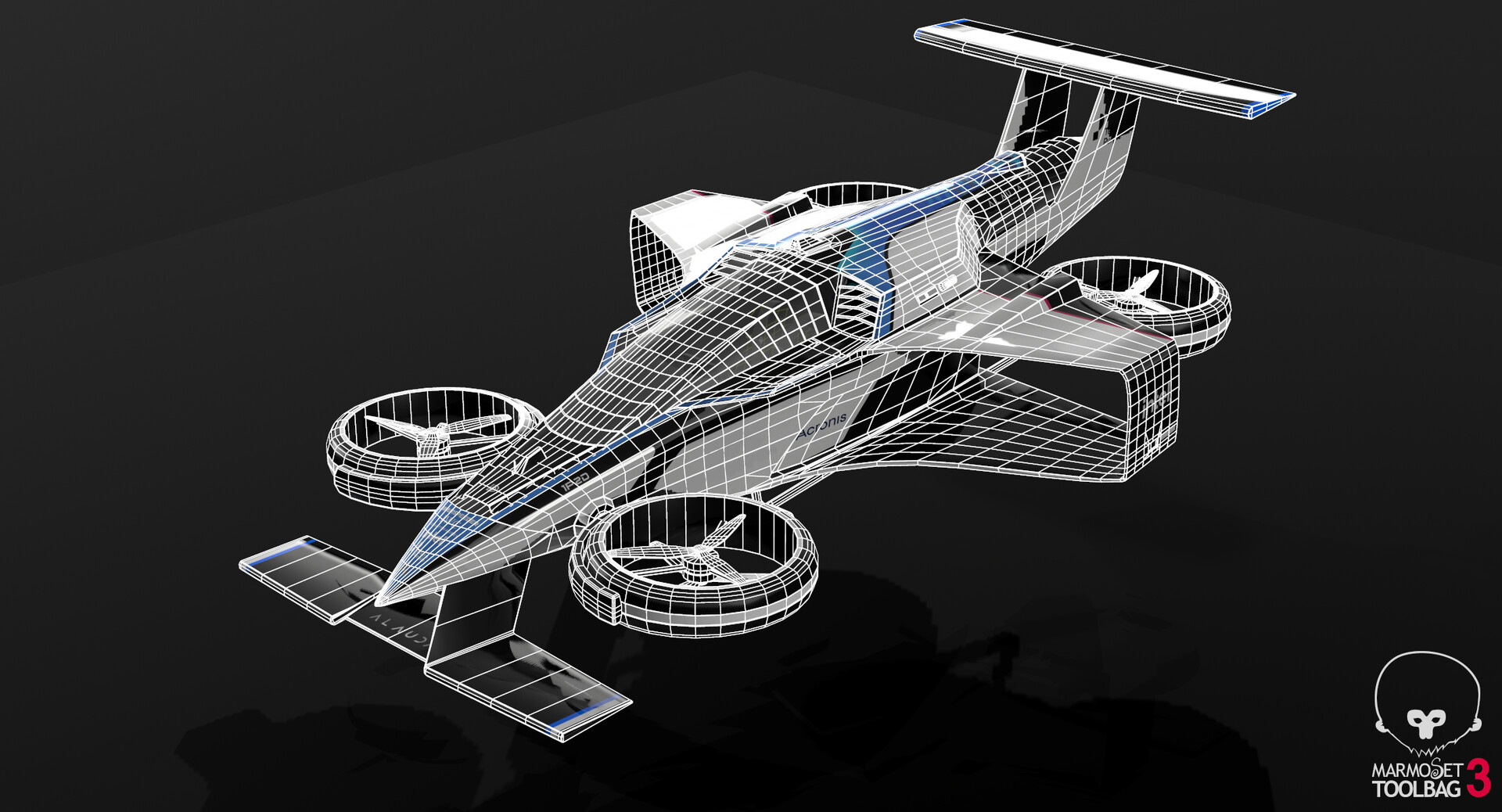 RaceArt by S_and_O - 3D model Electric Vertical TakeOff and Landing ...
