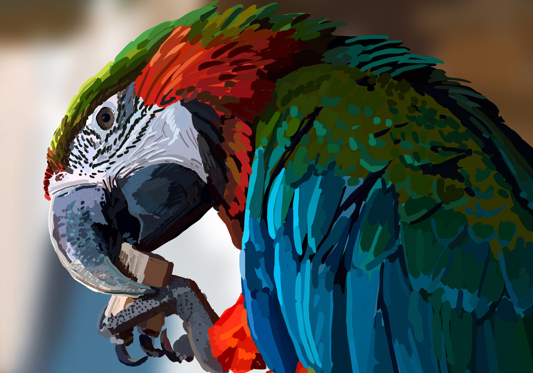 ArtStation - Parrots