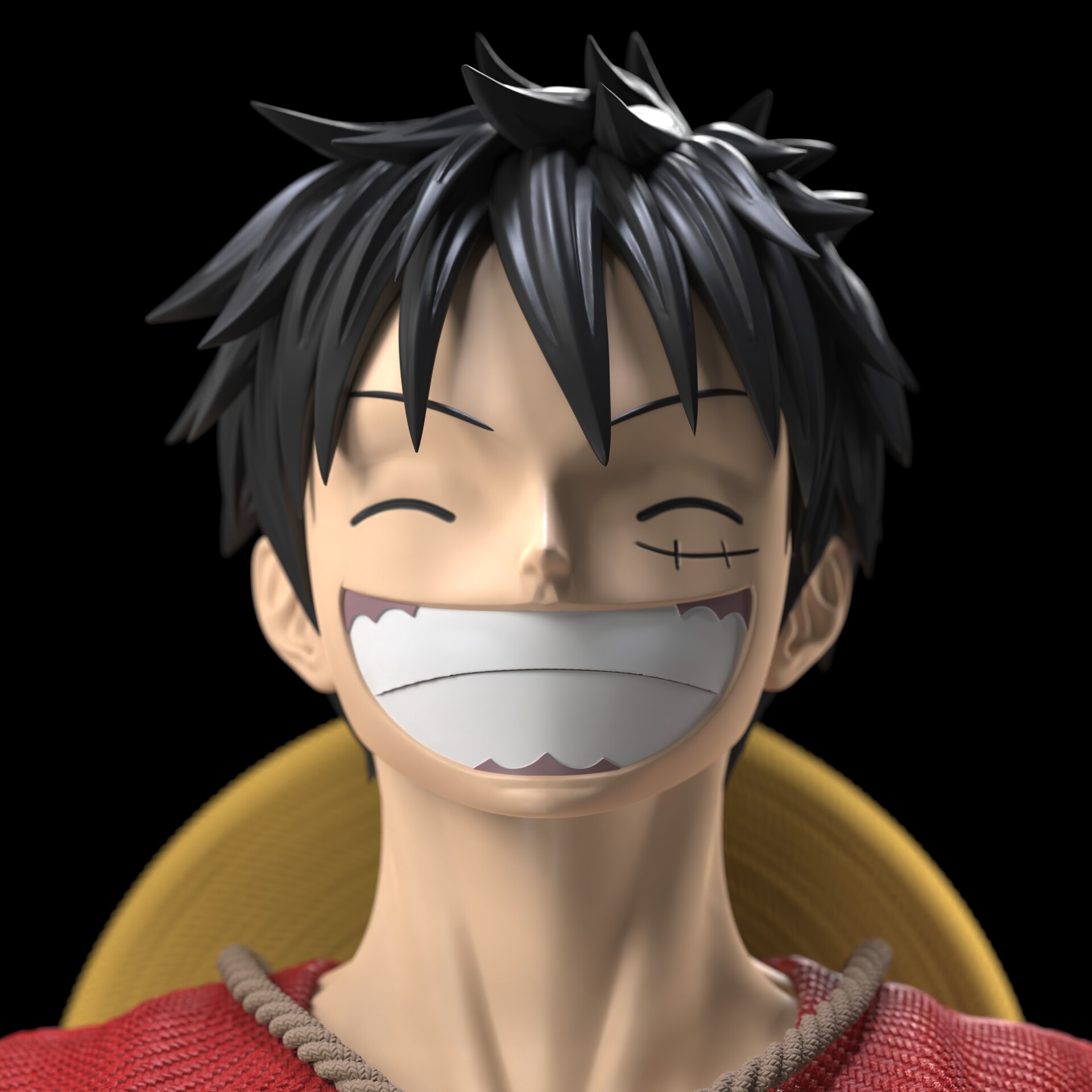 ArtStation - LUFFY BUST - 3D PRINTABLE FIGURE