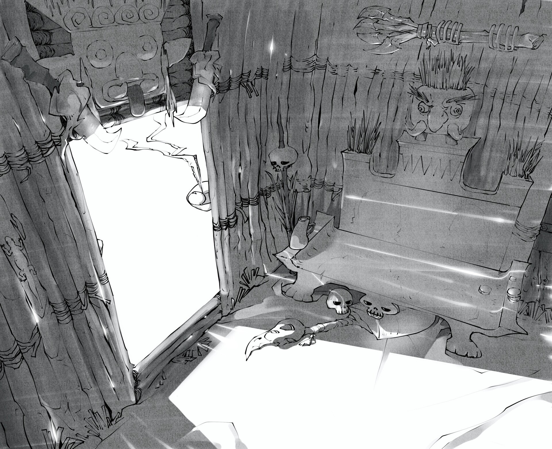 ArtStation - Troll Home Interior