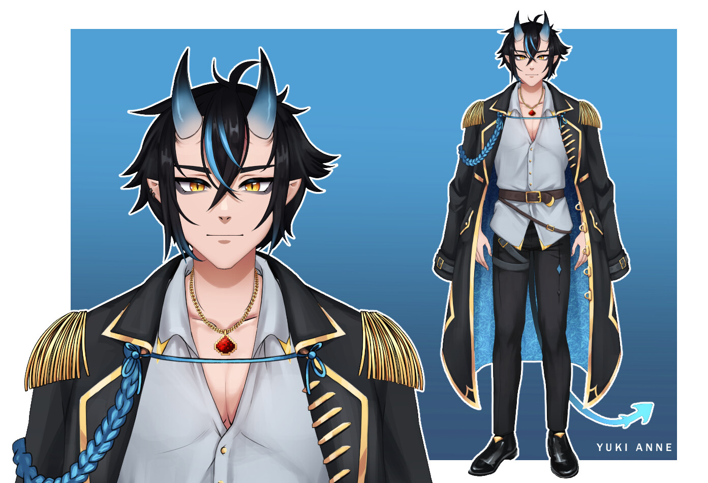 ArtStation - Vtuber model - Honza1324