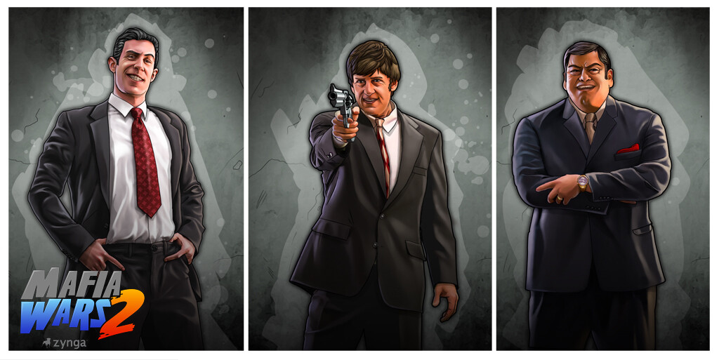 Jason Lin - Character Design for Mafia Wars 2